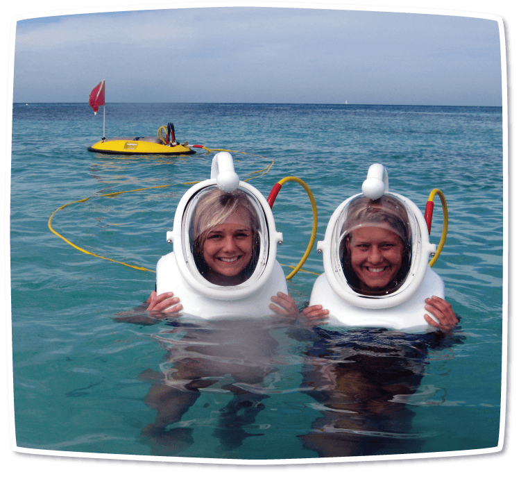 seatrekHonduras | Sea TREK helmet diving
